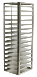 Vertical Freezer Rack for 100-Place Slide Boxes | 16 Boxes High ...