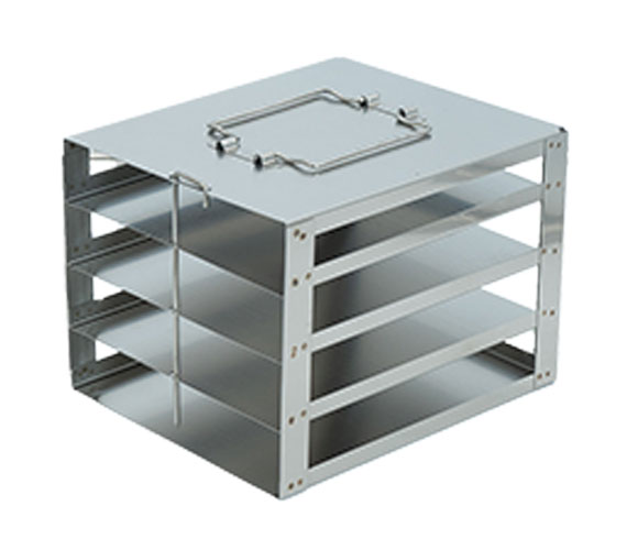 Vertical Freezer Rack for 100-Place Slide Boxes | 16 Boxes High ...