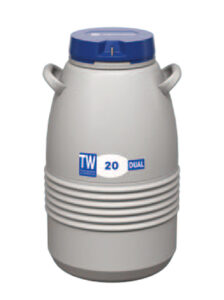 IC Biomedical TW 20 Dual Series Small LN2 Freezer/Dry Shipper (Capacity ...