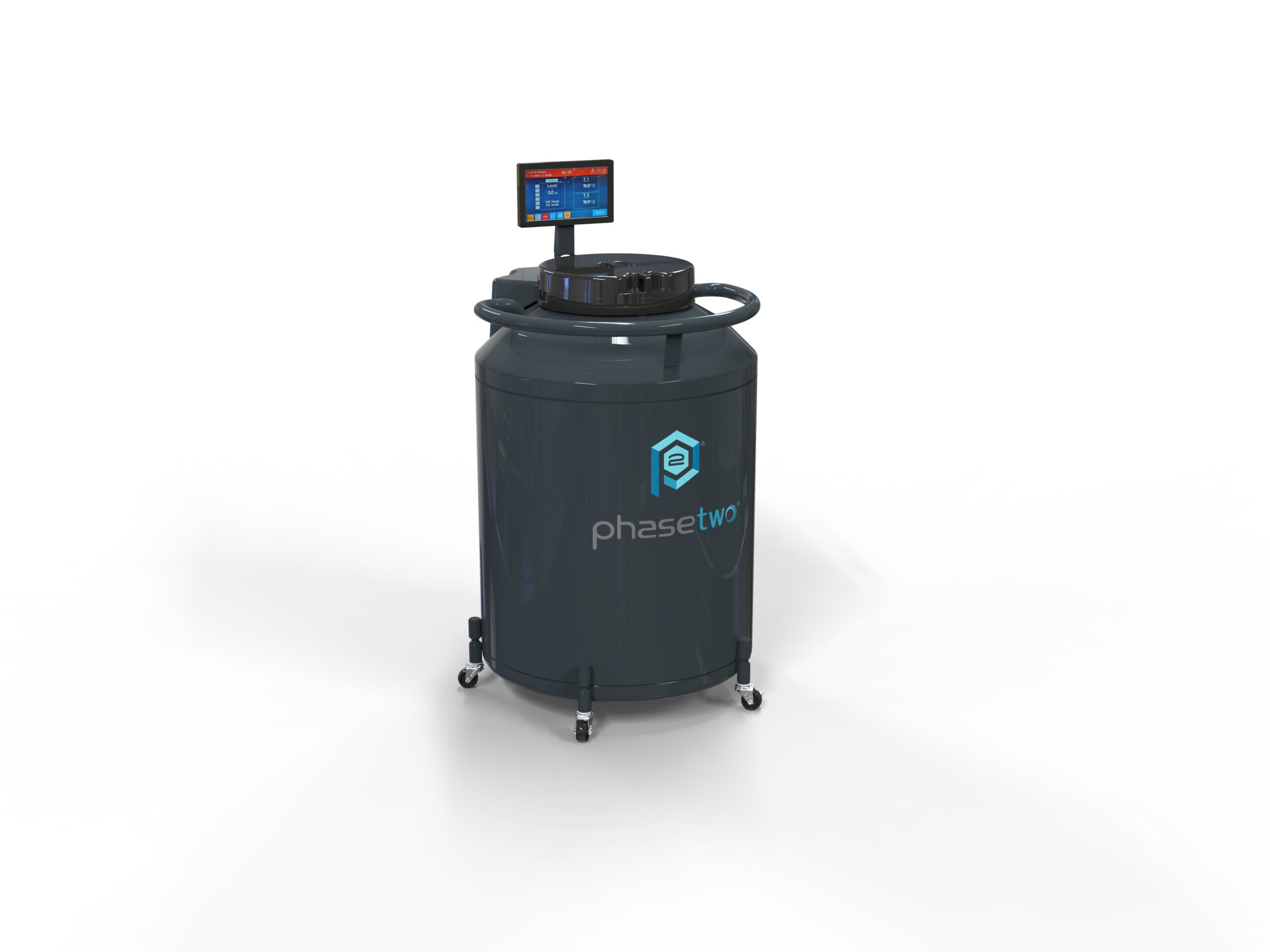 Phasetwo CRF6000 Cryogenic Rack Liquid Nitrogen Freezer with DLS3 ...