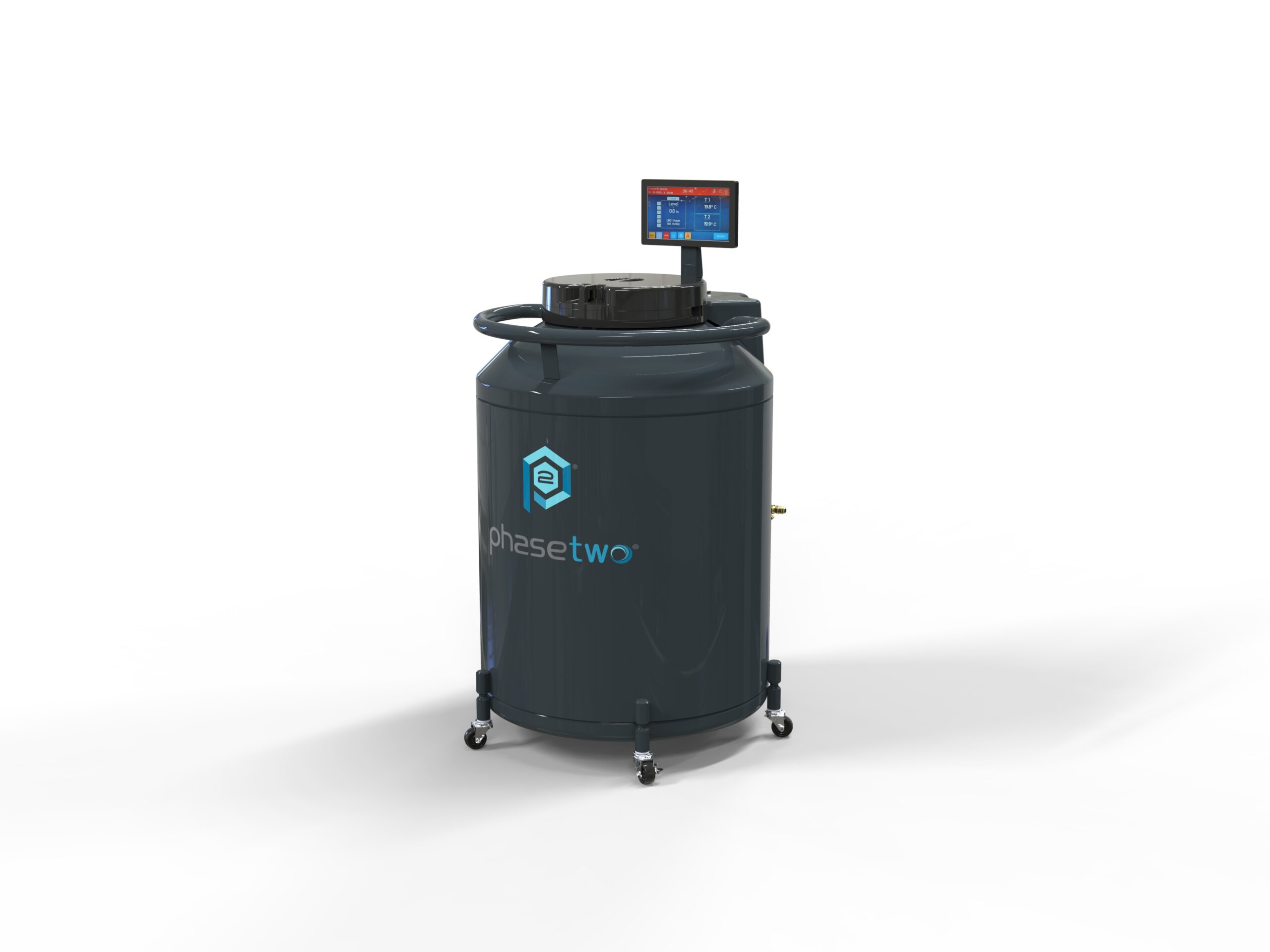 Phasetwo CRF6000 Cryogenic Rack Liquid Nitrogen Freezer with DLS3 ...