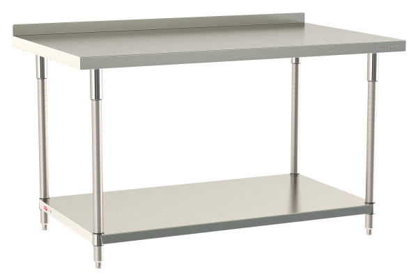 Metro TableWorx Stainless-Steel Laboratory Work Tables with Bottom ...