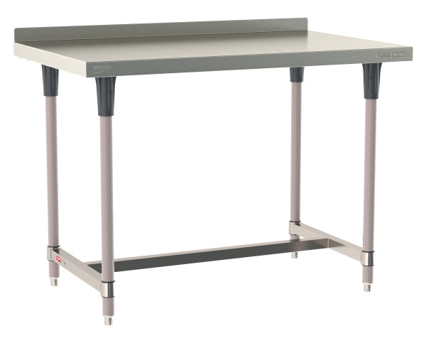 Metro TableWorx Stainless-Steel Laboratory Work Tables with H-Frame ...