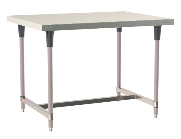Metro TableWorx Stainless-Steel Laboratory Work Tables with H-frame ...