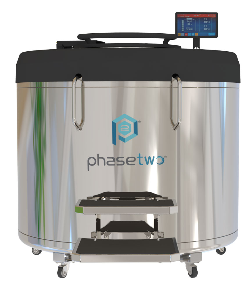 phasetwo HCHE107 LN2 Freezer | Capacity: 106,500 x vials