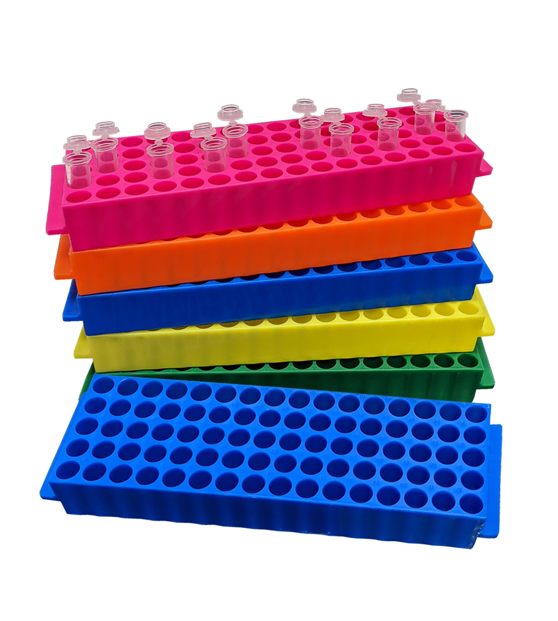 Test Tube Rack Designed to Hold 80 x 1.5mL/2mL Tubes | Orange ...