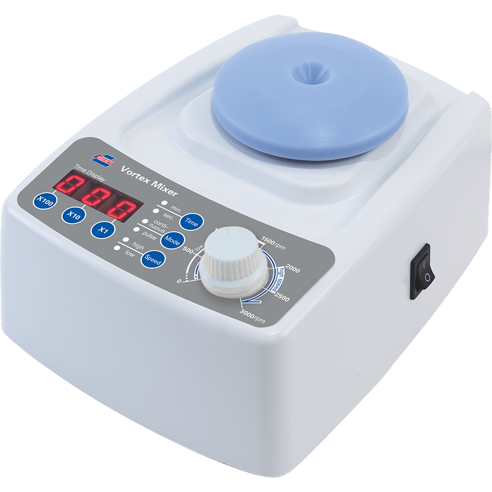 Adjustable Speed Vortex Mixer Digital Timer and Analog Speed VM-01UA ...