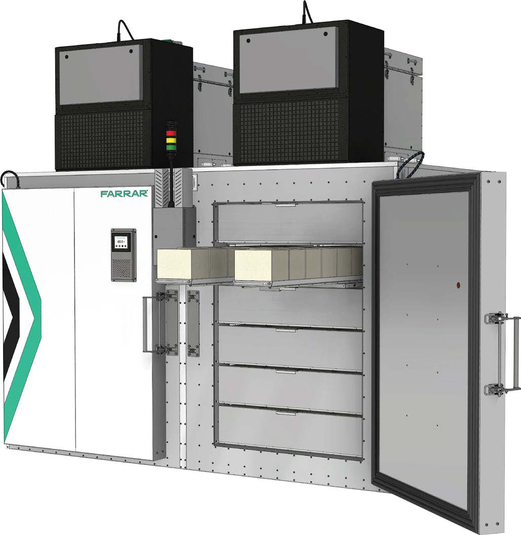 FARRAR™ Forced Air, Ultra-Low Temperature Chamber Bulk Storage Freezer ...