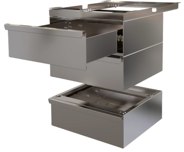 Drawer Accessory for Metro Tableworx Stainless-Steel Laboratory Tables ...