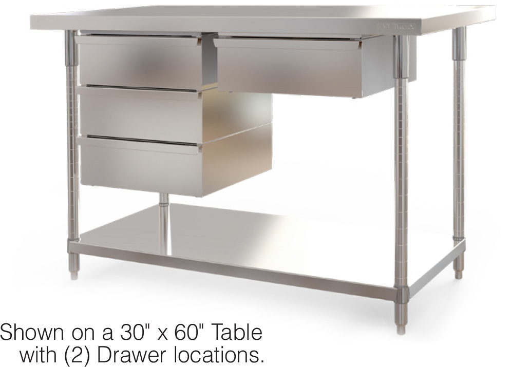 Drawer Accessory for Metro Tableworx Stainless-Steel Laboratory Tables ...