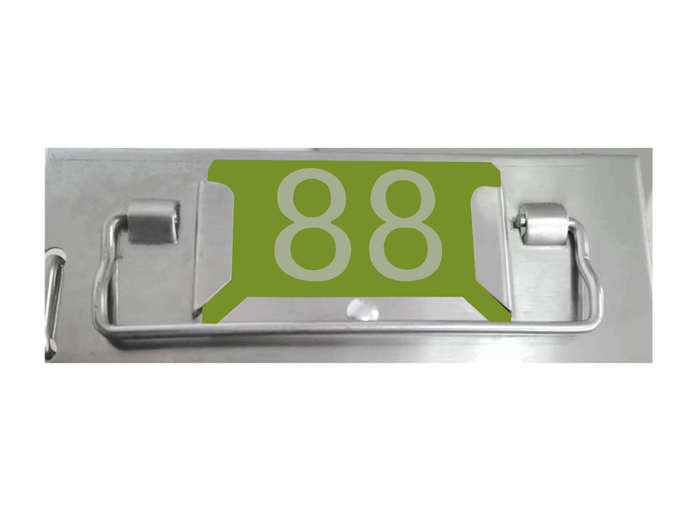 Custom Aluminum Labels for Freezer Racks | Riveted Directly to Freezer ...