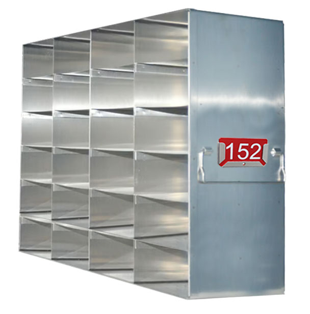 Custom Aluminum Labels for Freezer Racks | LabRepCo, LLC