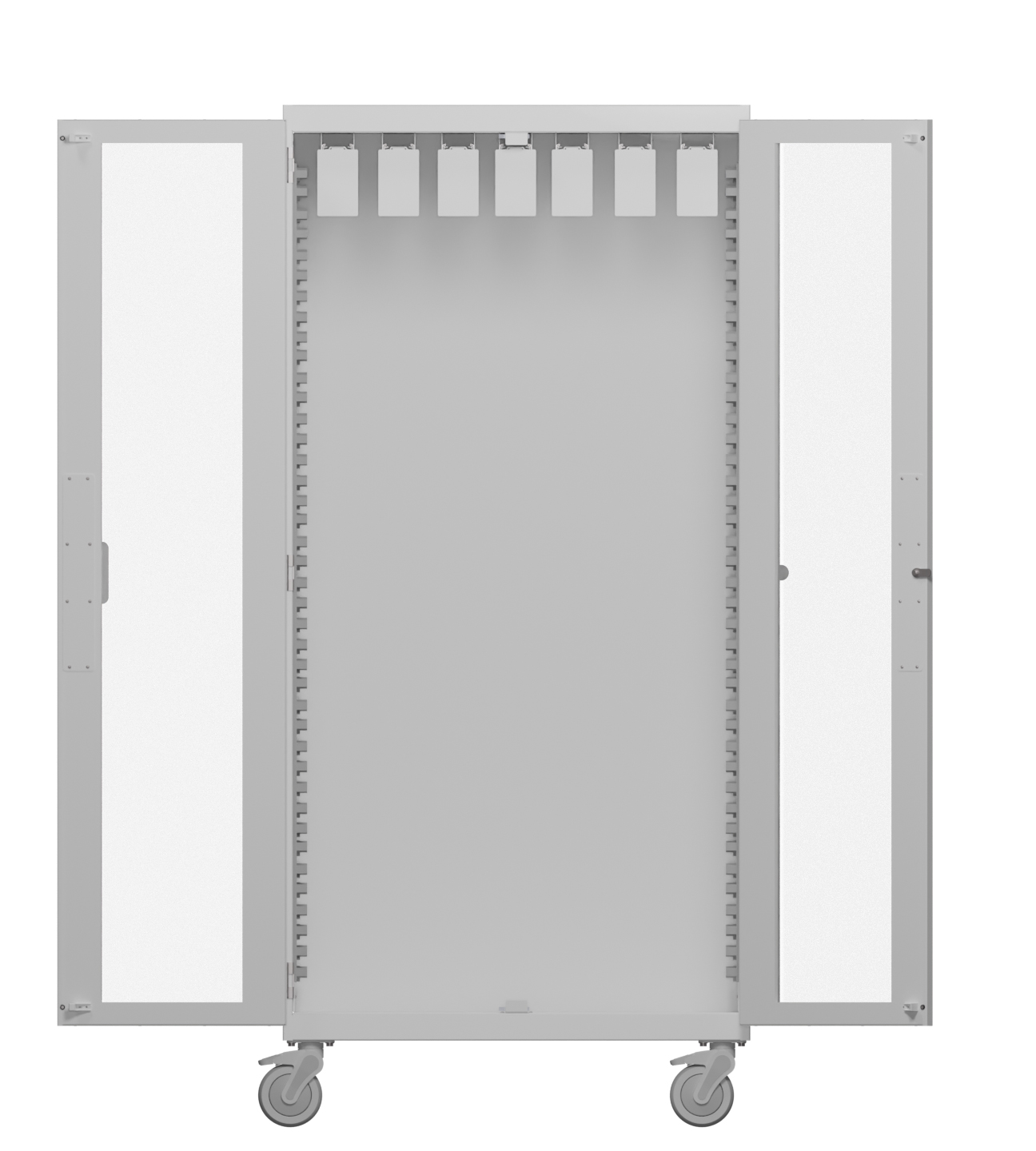Everhutch CORECART Mobile Medical Cabinets | 2 Bay