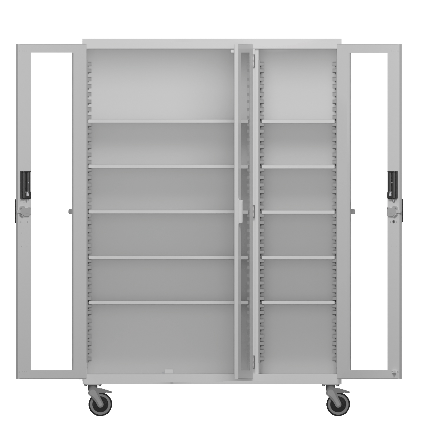 Everhutch CORECART Mobile Medical Cabinets | 3 Bay