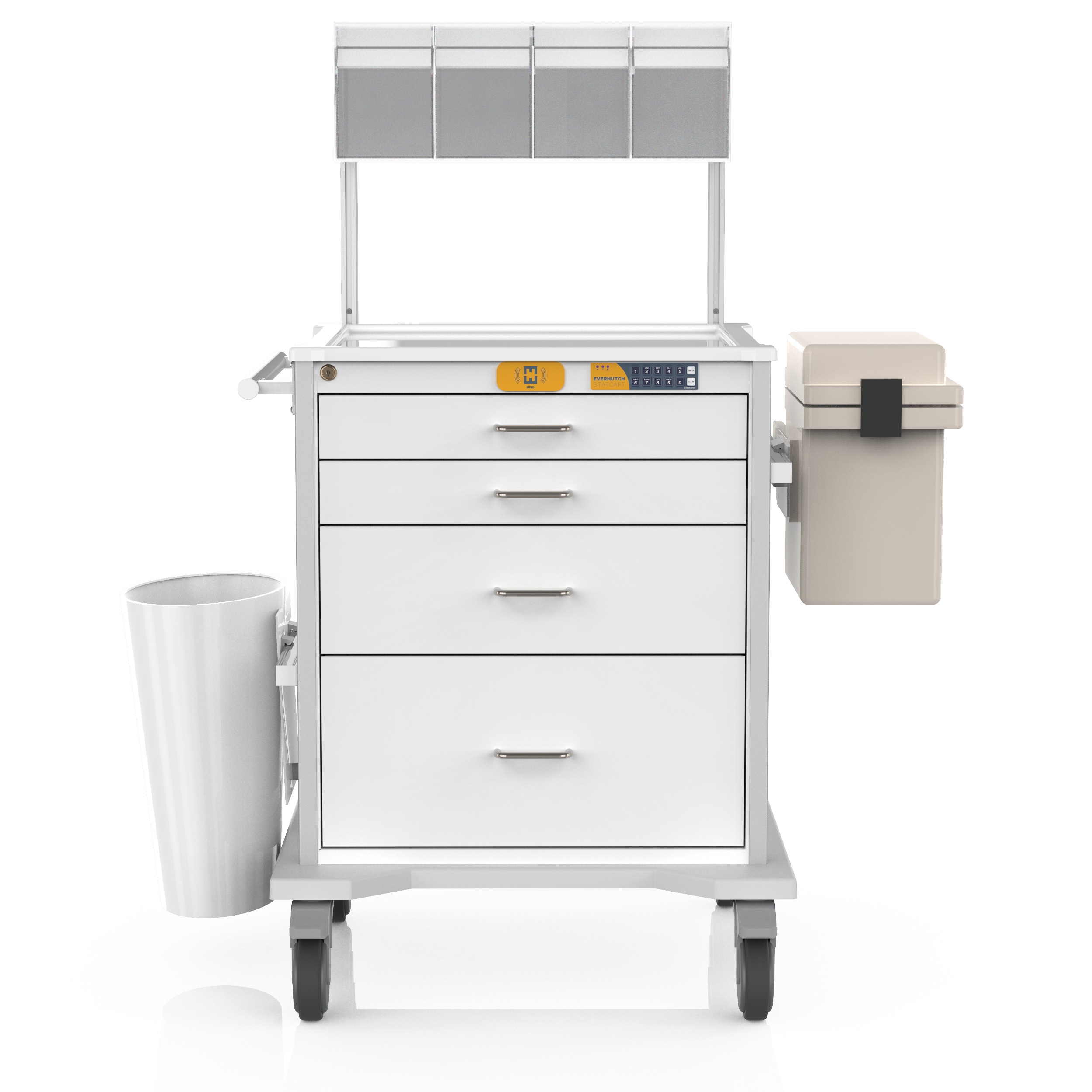 Everhutch STATCART Preconfigured Anesthesia Medical Carts