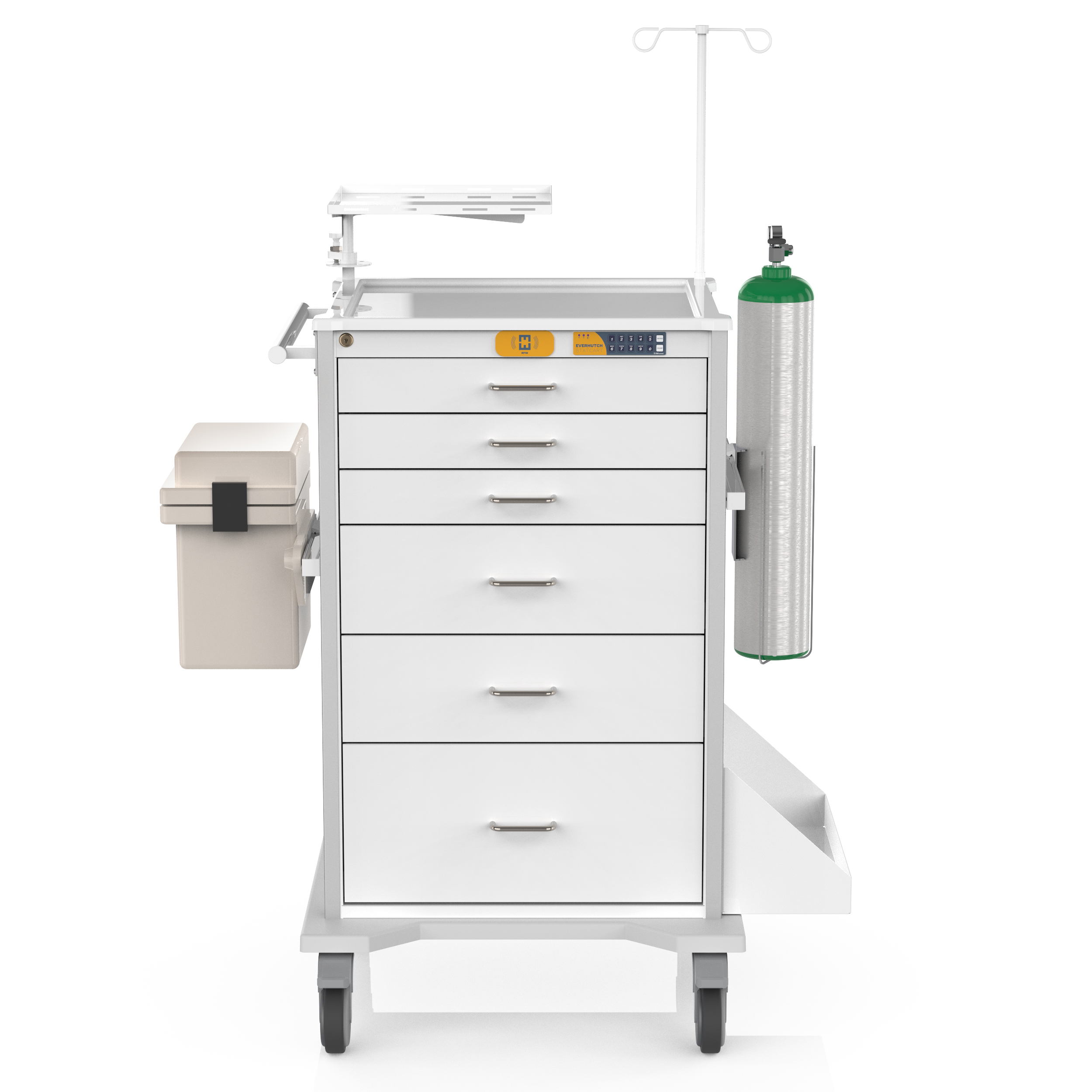 Everhutch STATCART Preconfigured Emergency Room Medical Carts
