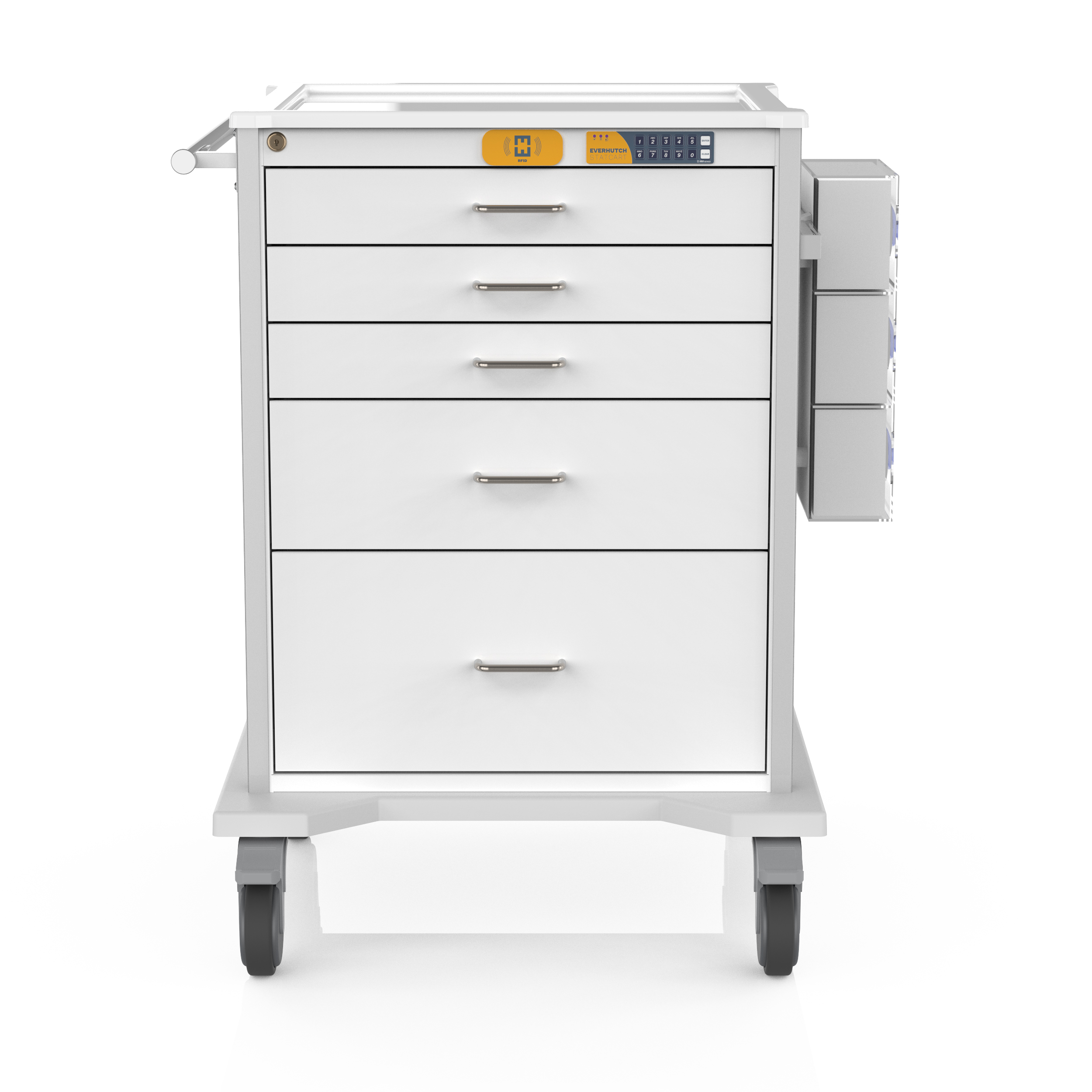 Everhutch STATCART Preconfigured Isolation Medical Carts