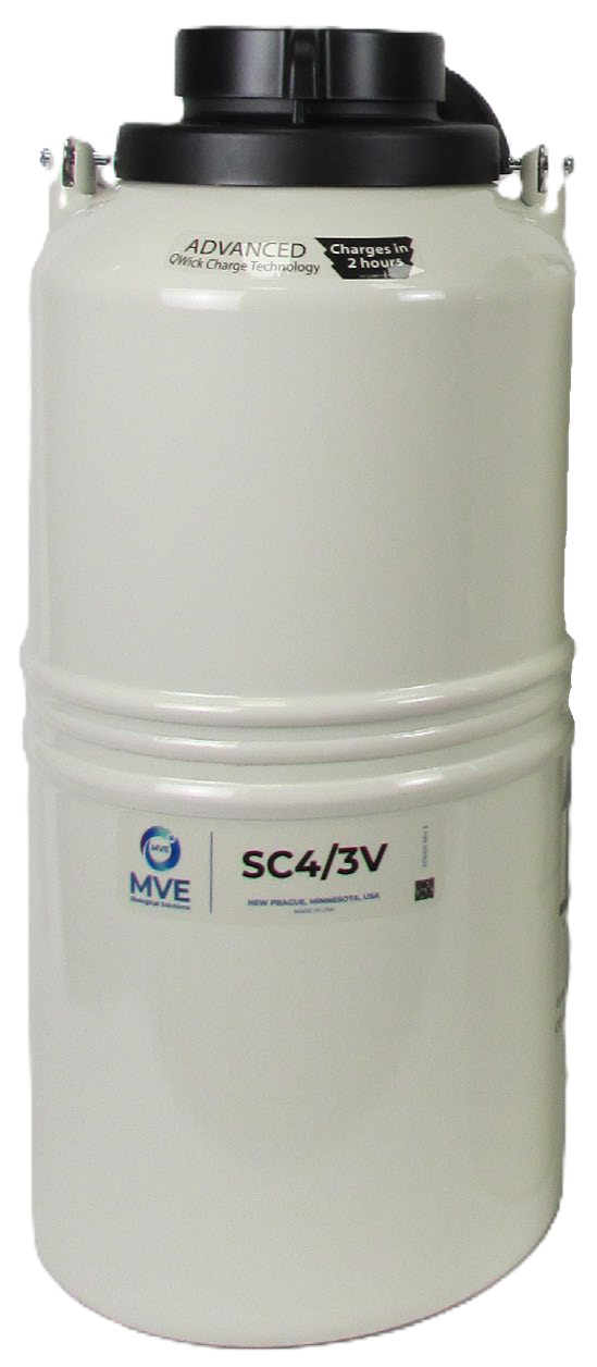 MVE SC 4/2V CryoShipper with (1) 11" Canister | 106 x 2.0 mL Vials