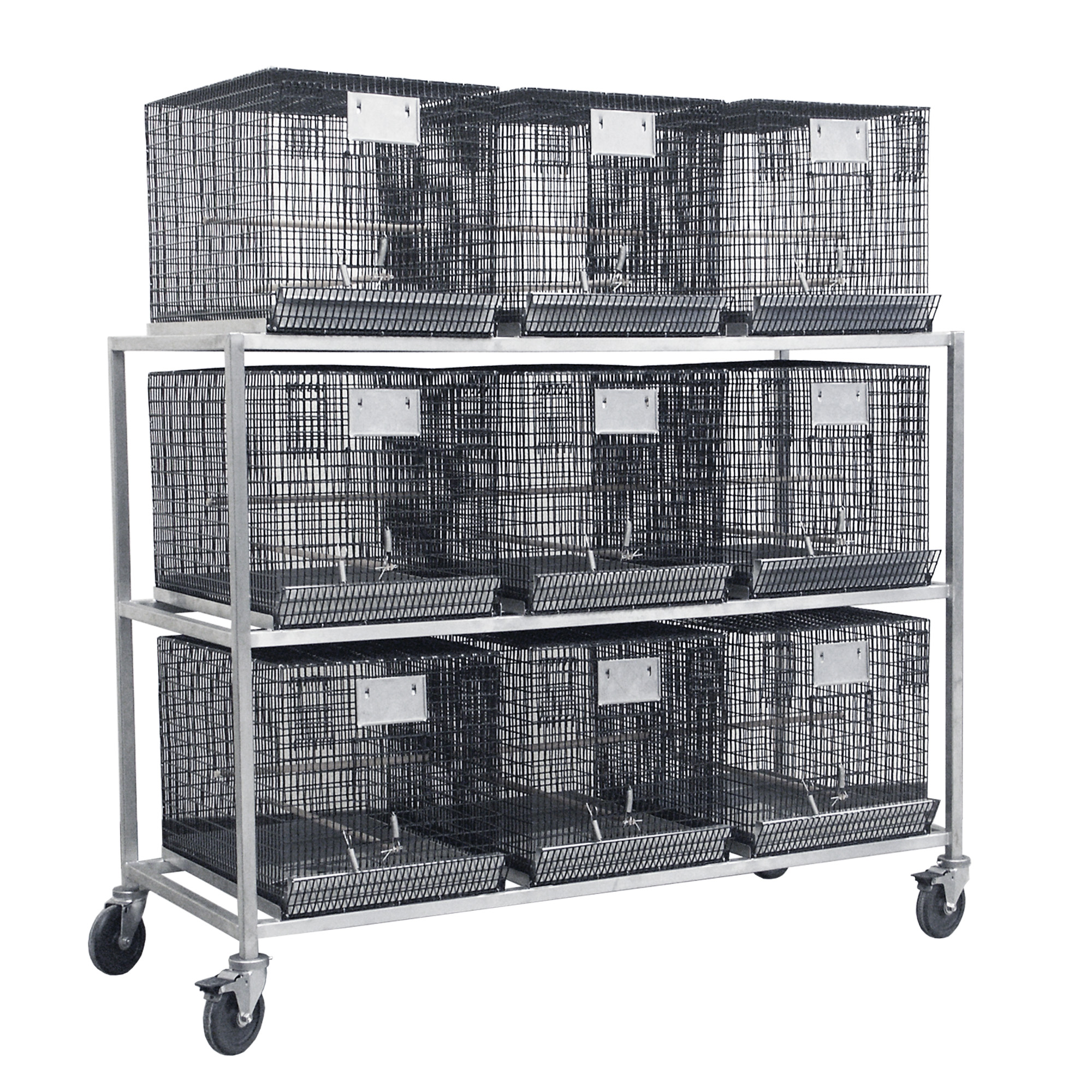 Alternative Design Finch 9-Cage Housing Unit | LabRepCo, LLC