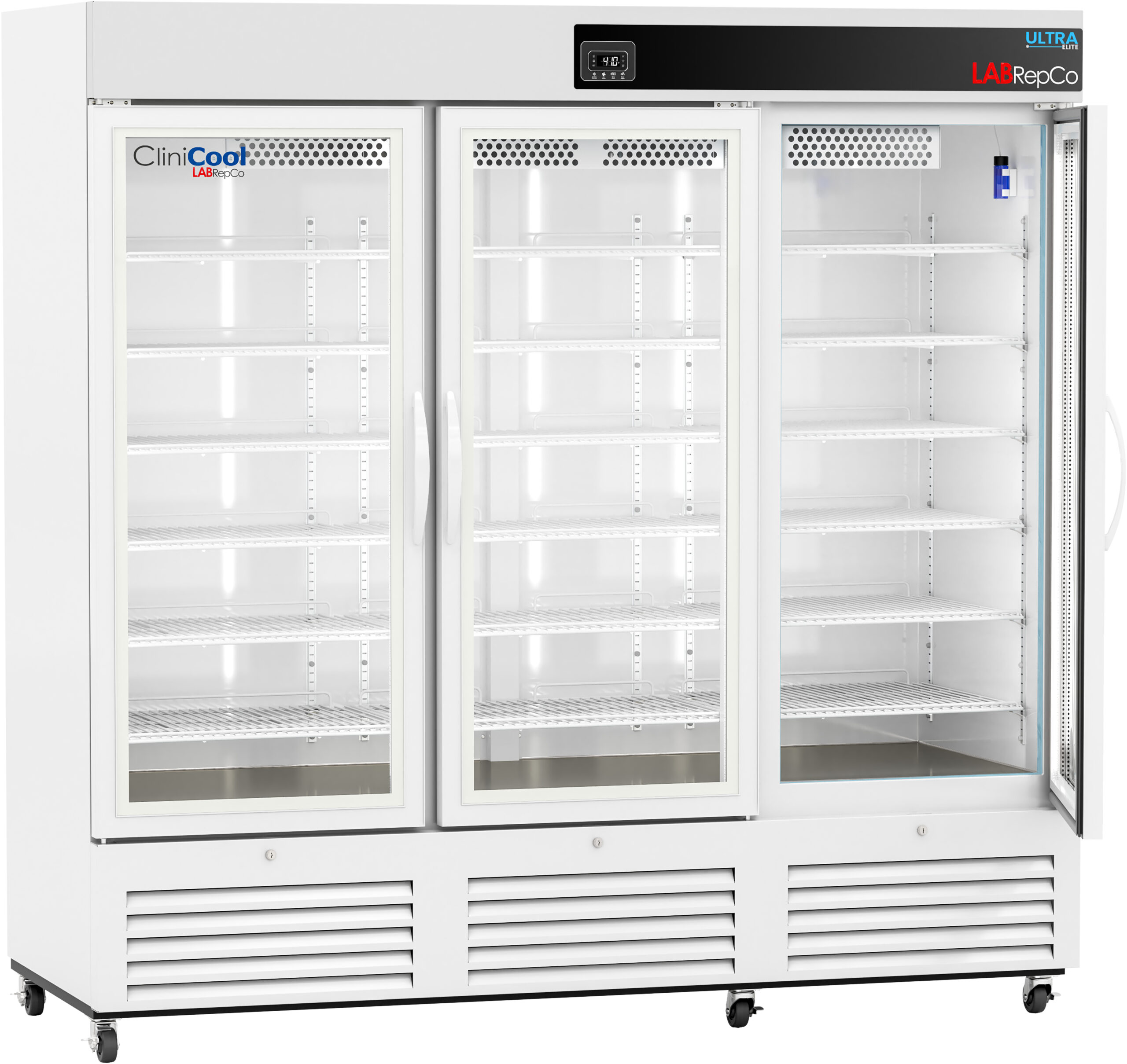 Pharmacy Refrigerator 72 Cu Ft Glass Door | LabRepCo LHEV-72-HG-PH